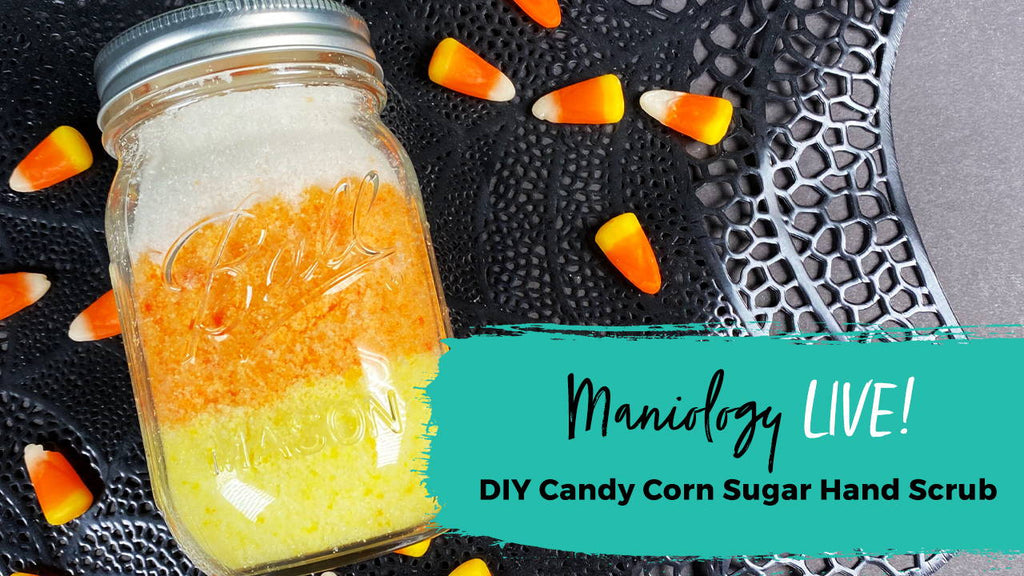 DIY Candy Corn Sugar Hand Scrub Halloween Special | Maniology