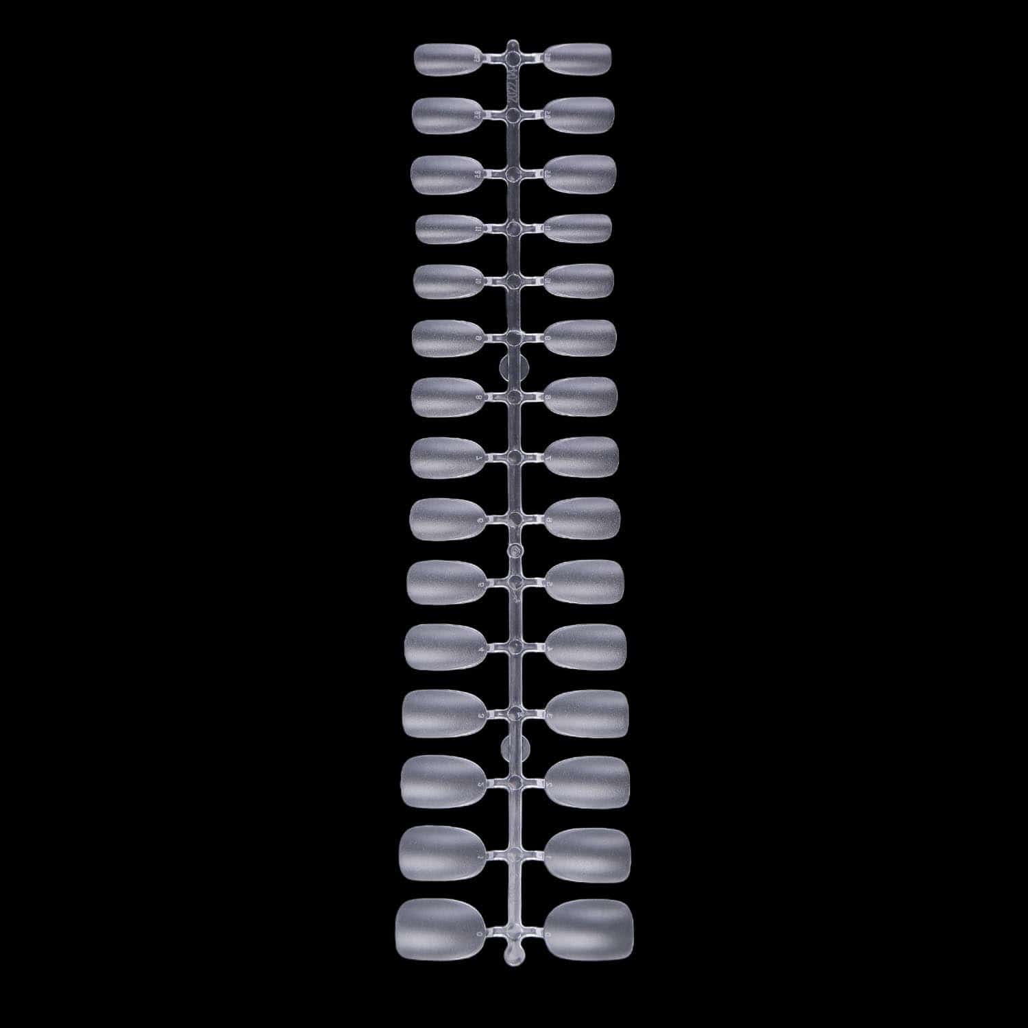 300pcs Full Cover Nail Tips for Extension in 15 Sizes - Short Round ...