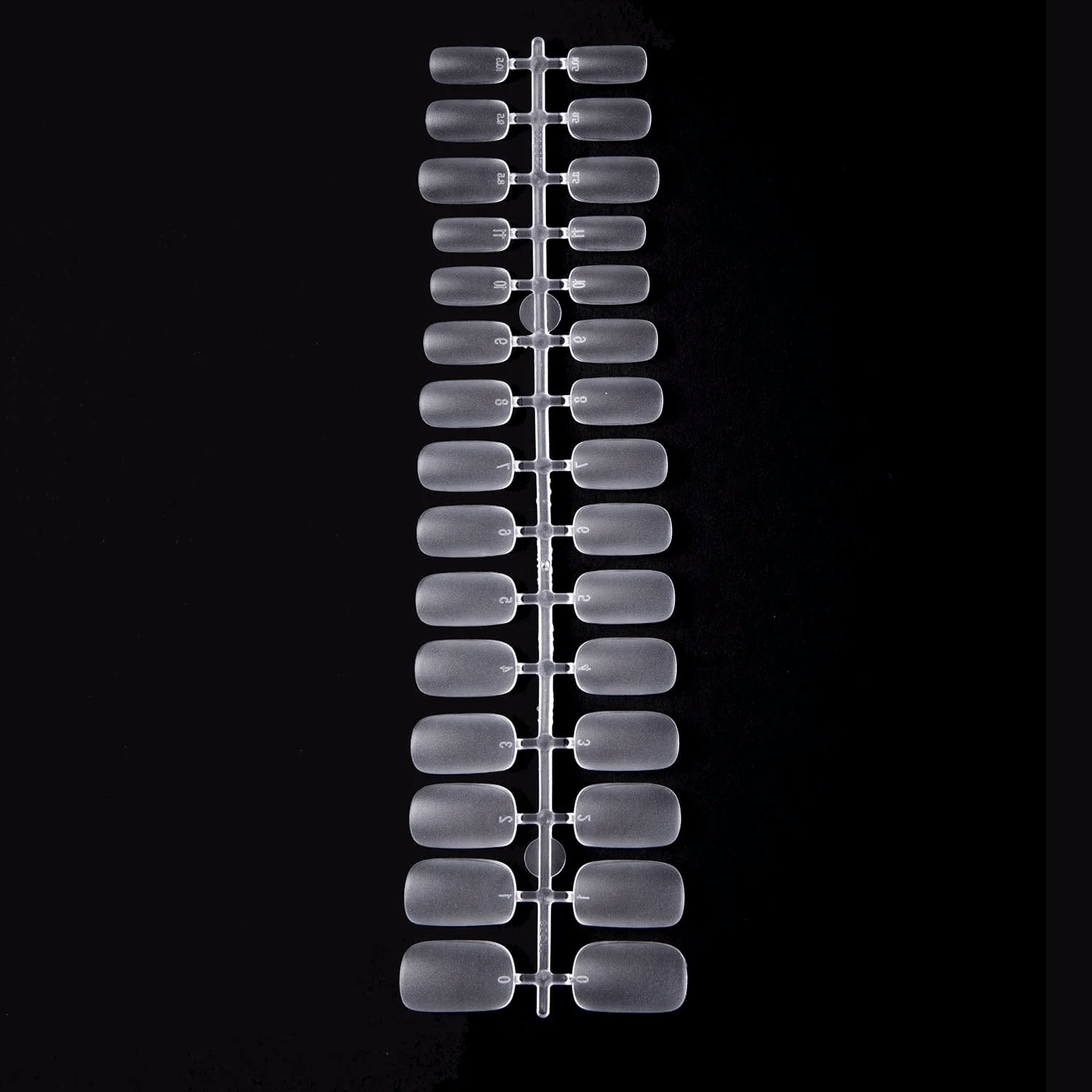 300pcs Full Cover Nail Tips for Extension in 15 Sizes - Short Squoval ...