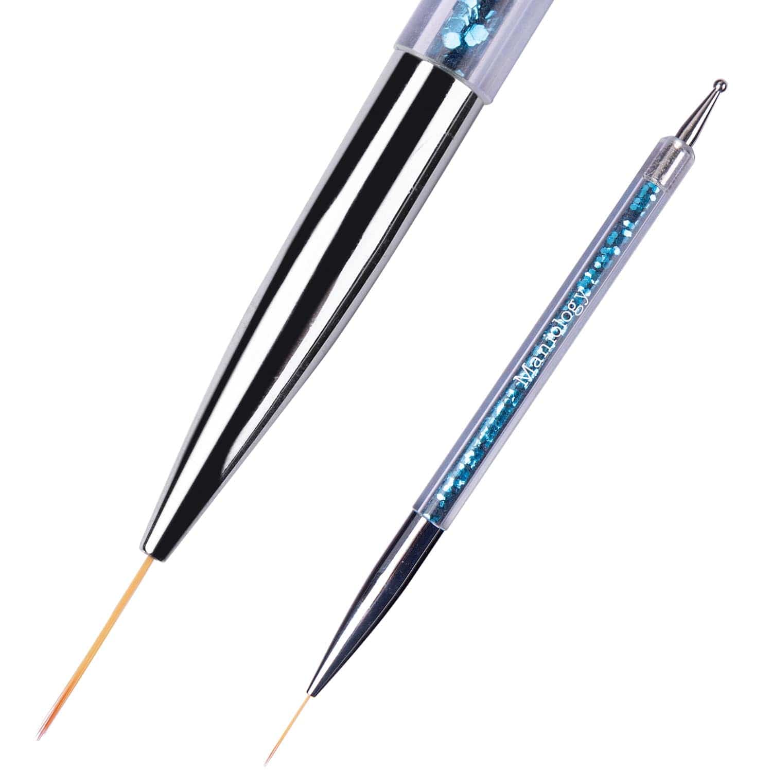 5pc Double Ended Dotting Tool and Detail Liner Brush Set – Maniology
