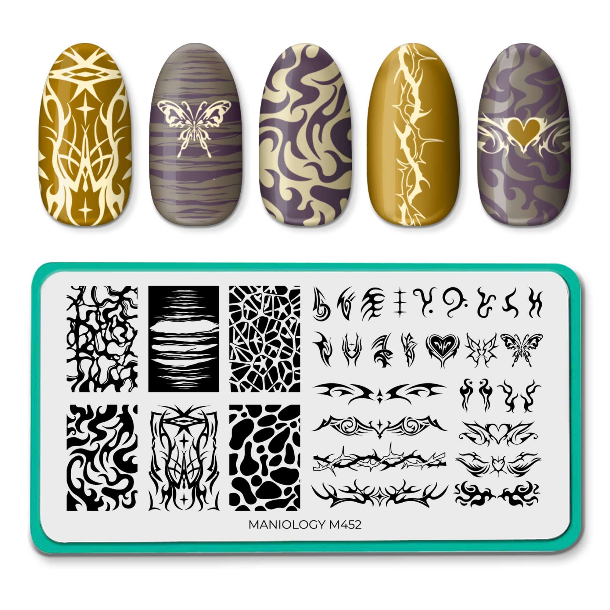 90s Flash (M452) - Nail Stamping Plate – Maniology