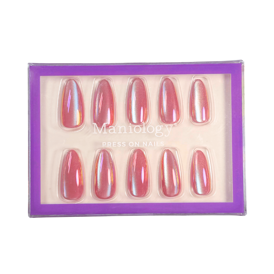 Magnetic Angel Press On Nails - Medium Almond – Maniology