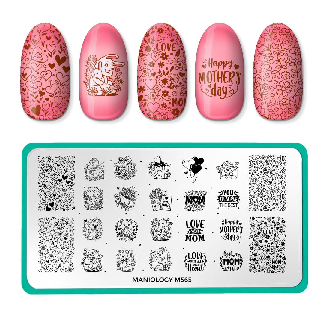 Cherished (M565) - Nail Stamping Plate – Maniology