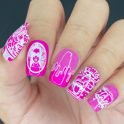 Comic Strip (M407) - Nail Stamping Plate – Maniology