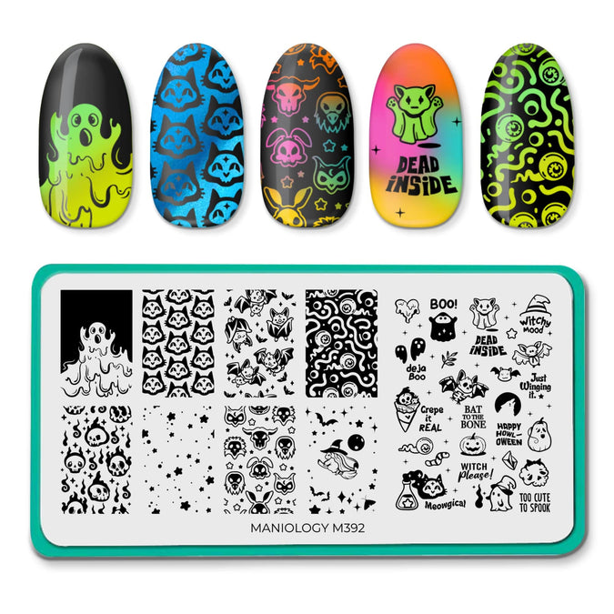 Deja Boo! (M392) - Nail Stamping Plate – Maniology