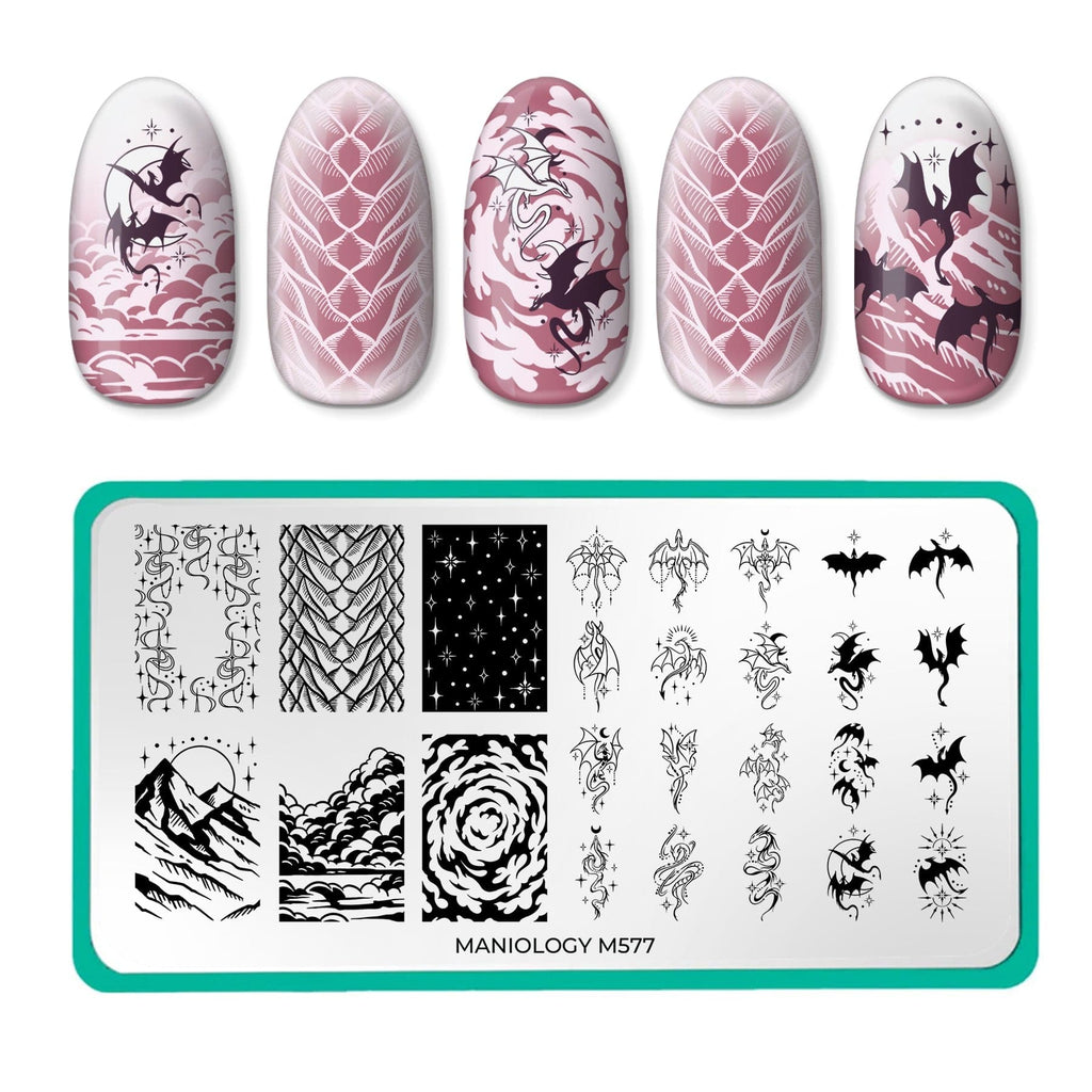 Dragon Heart (M577) - Nail Stamping Plate – Maniology