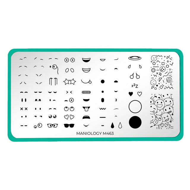 Express Yourself Emojis (M463) - Nail Stamping Plate – Maniology
