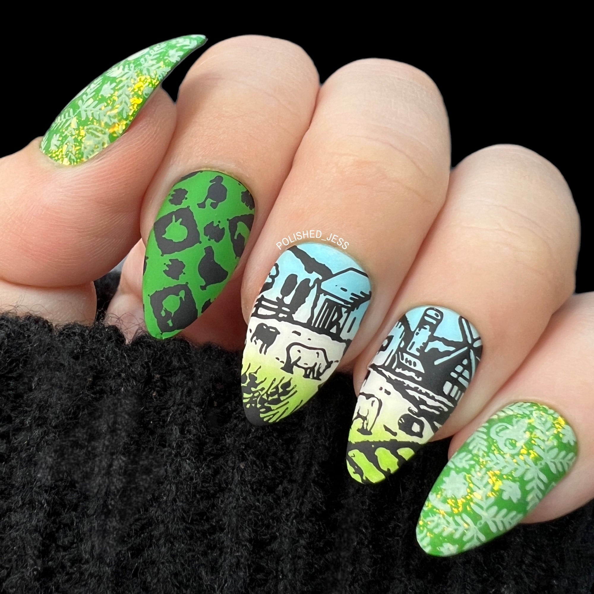 Farm-tastic (M389) - Nail Stamping Plate – Maniology