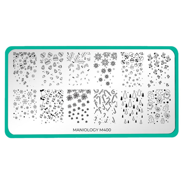 Festive Gradients (M400) - Nail Stamping Plate – Maniology