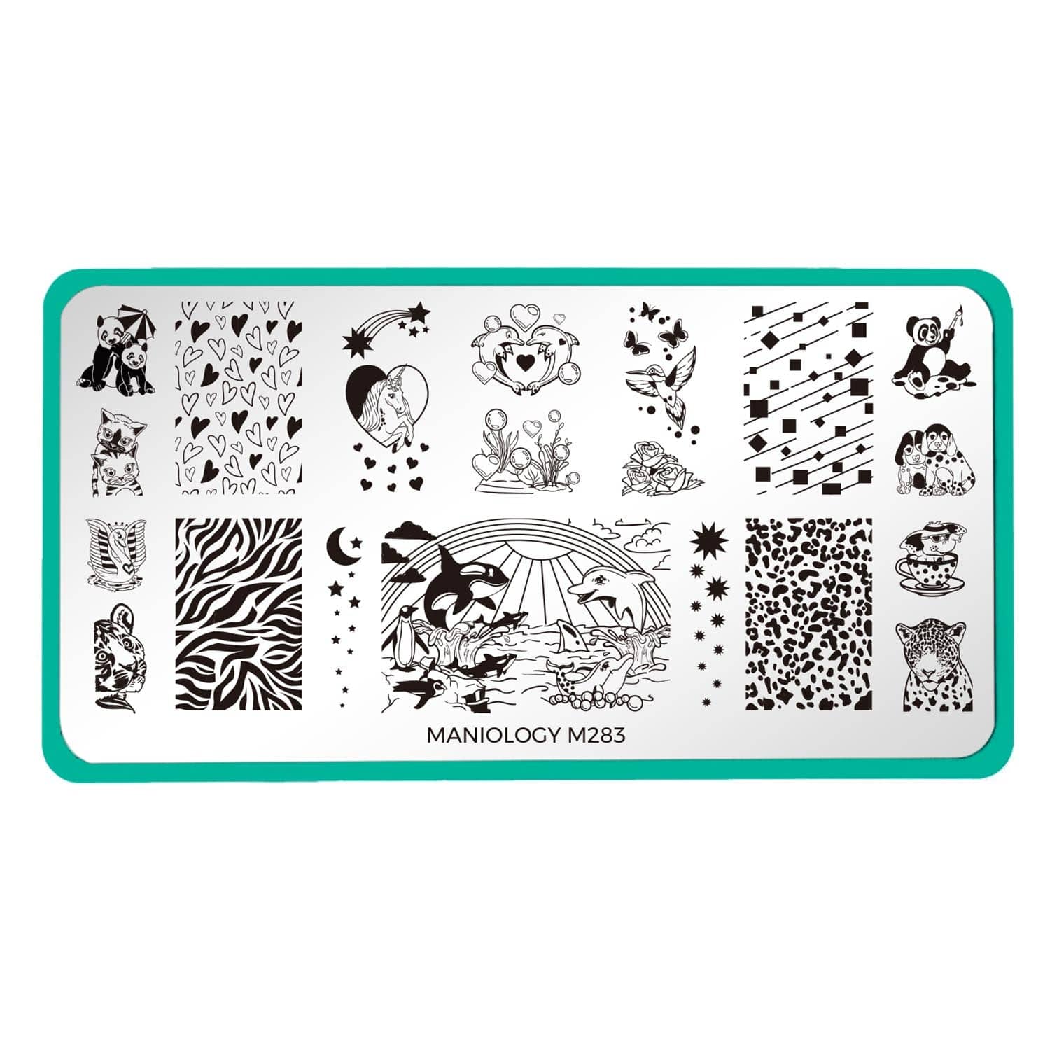 Fuzzy Friends 4Ever (M283) - Nail Stamping Plate – Maniology