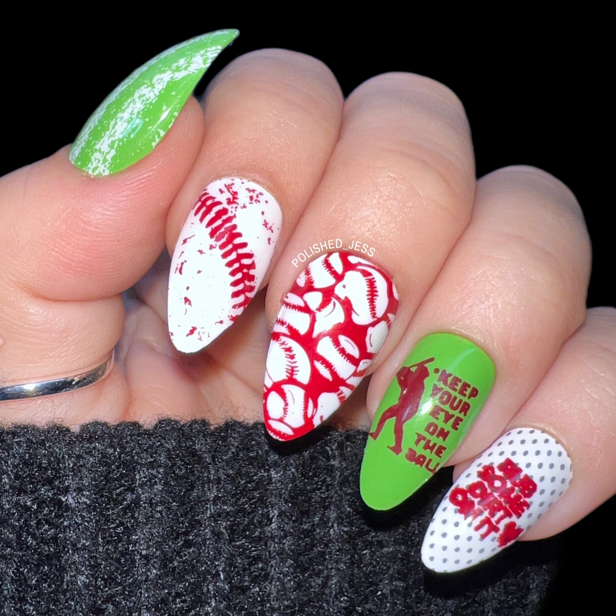 Game On: Batter Up (M376) - Nail Stamping Plate – Maniology