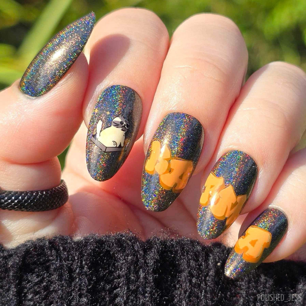 Graffiti Font (M543) - Nail Stamping Plate – Maniology