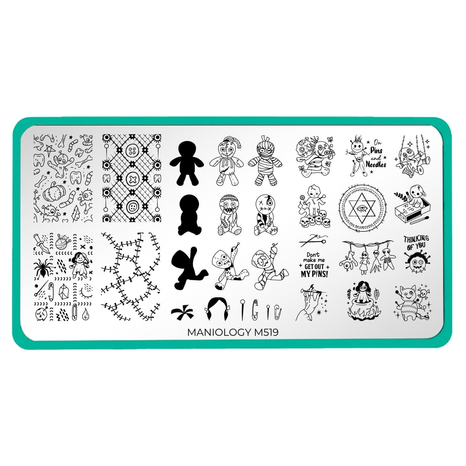 Hella Voodoo (M519) - Nail Stamping Plate – Maniology