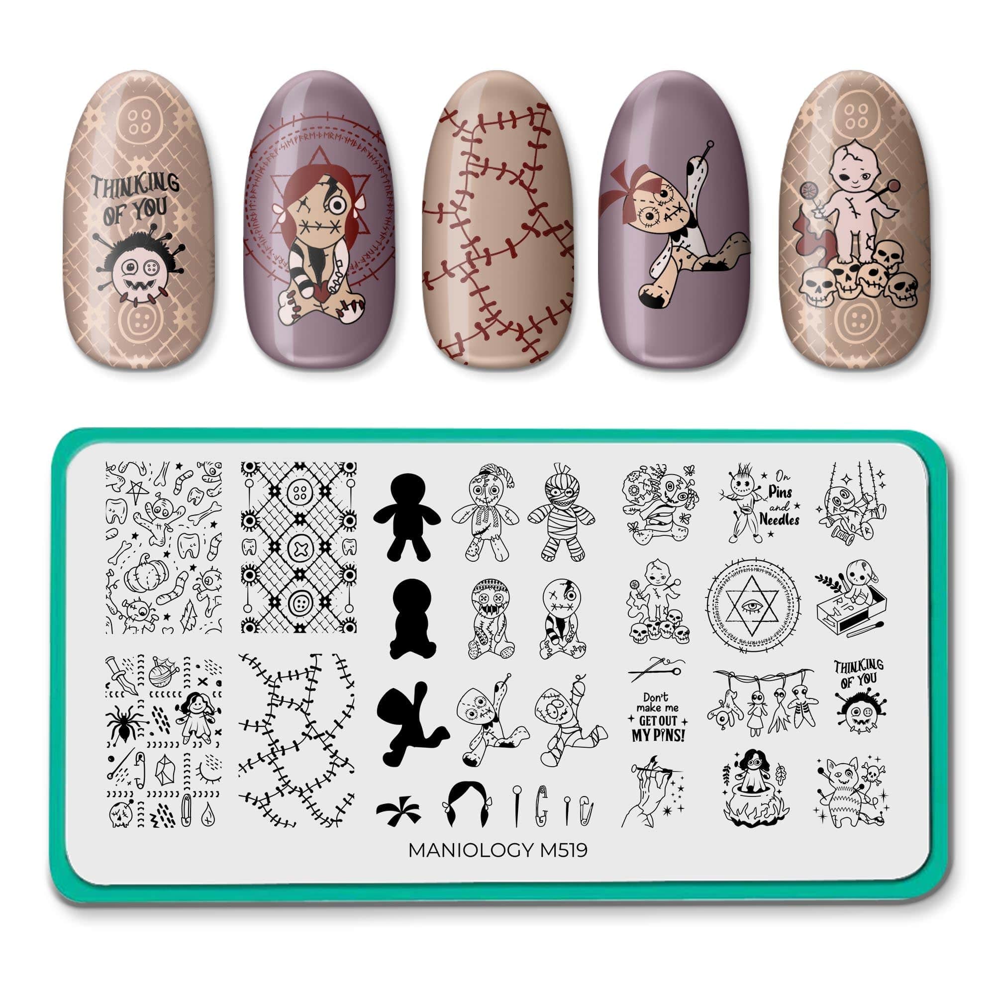 Hella Voodoo (M519) - Nail Stamping Plate – Maniology