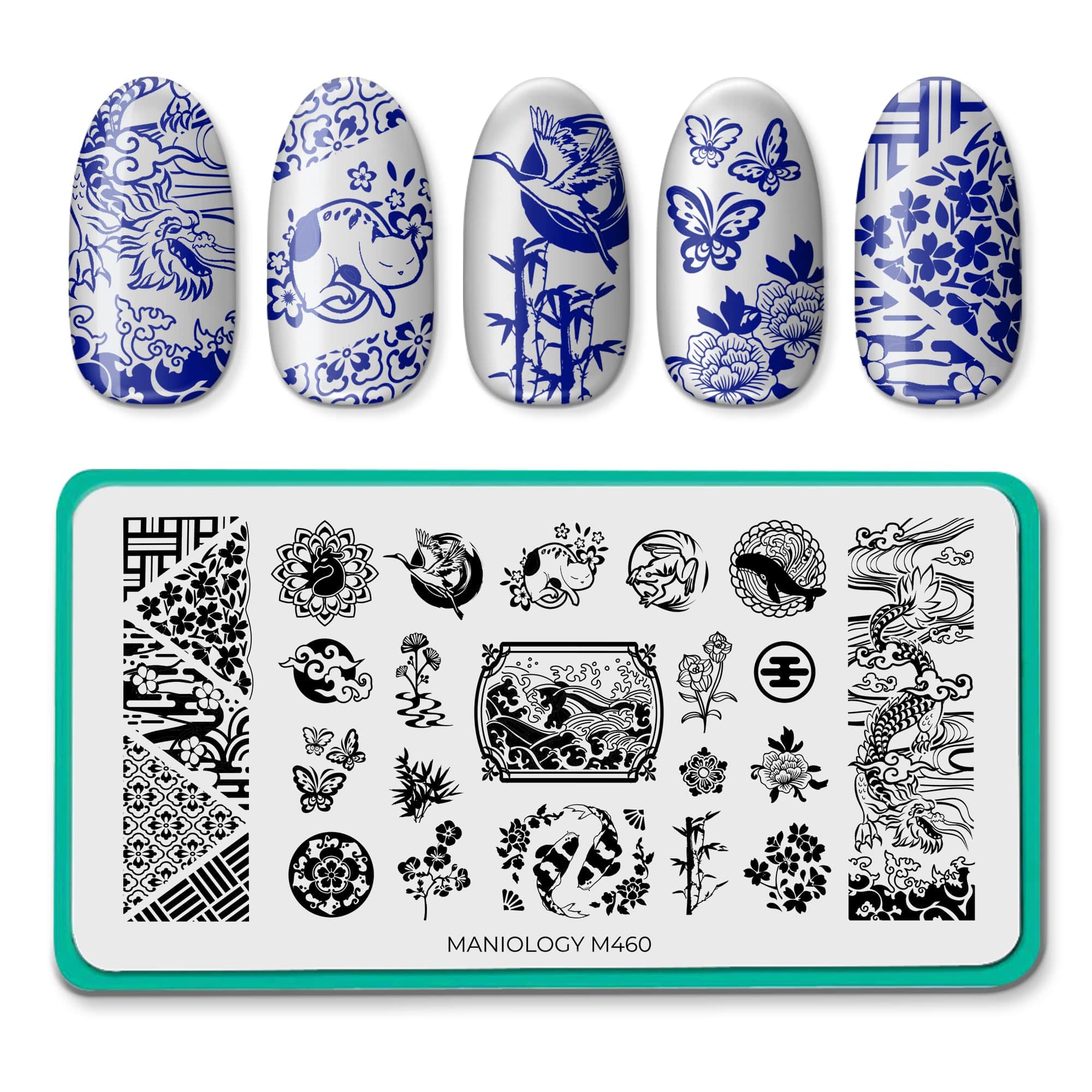 Japanese Porcelain (M460) - Nail Stamping Plate – Maniology