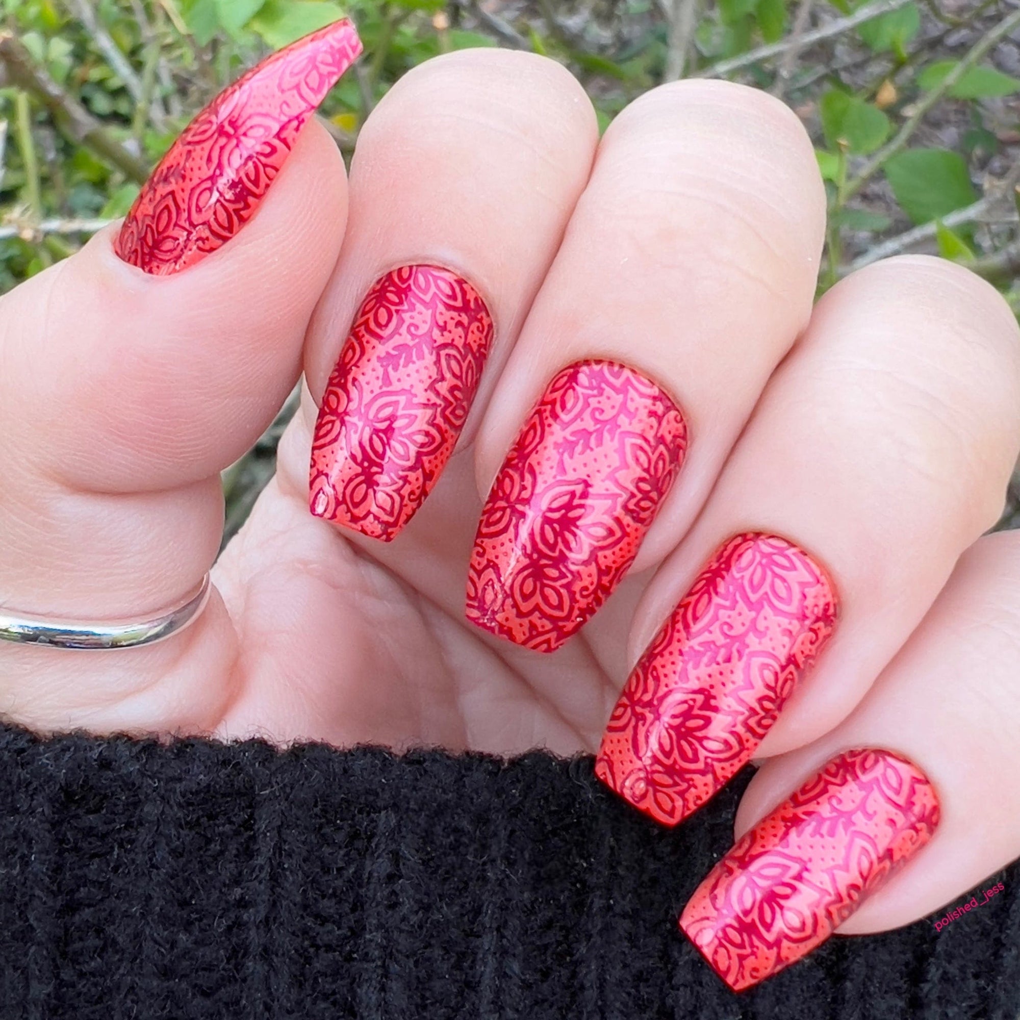 Lacey Details (M443) - Nail Stamping Plate – Maniology