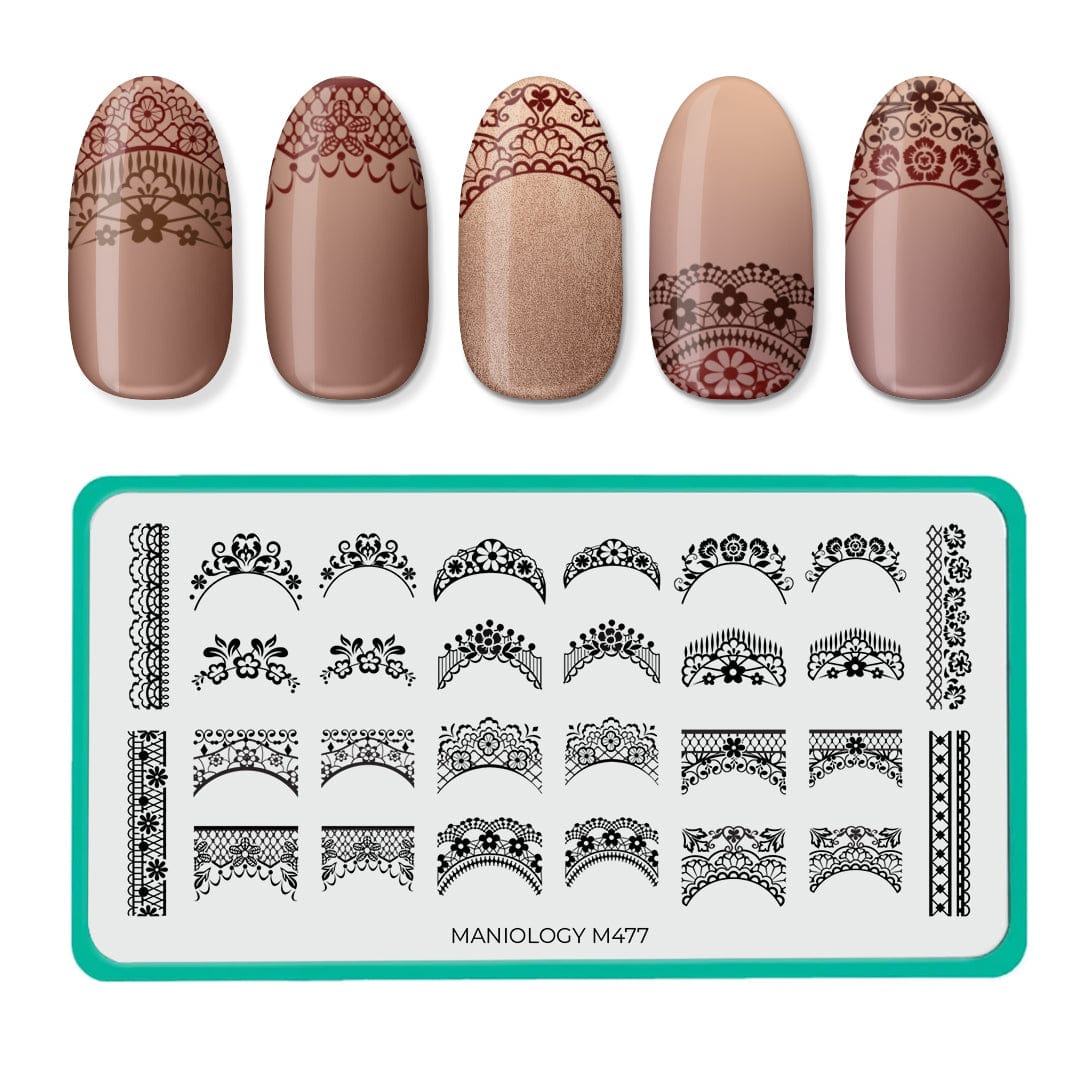 Lacey French (M477) - Nail Stamping Plate – Maniology