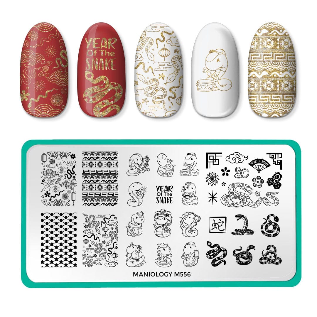 Lunar New Year: Year of the Snake (M556) - Nail Stamping Plate – Maniology