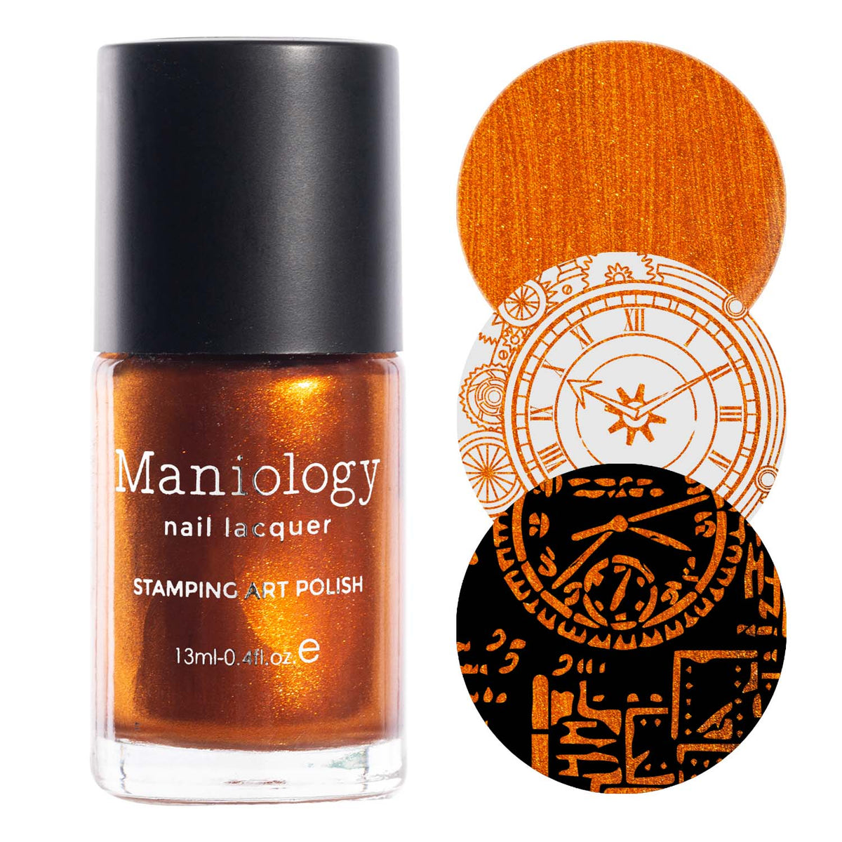 Clockwork (B481) - Metallic Copper Stamping Polish – Maniology