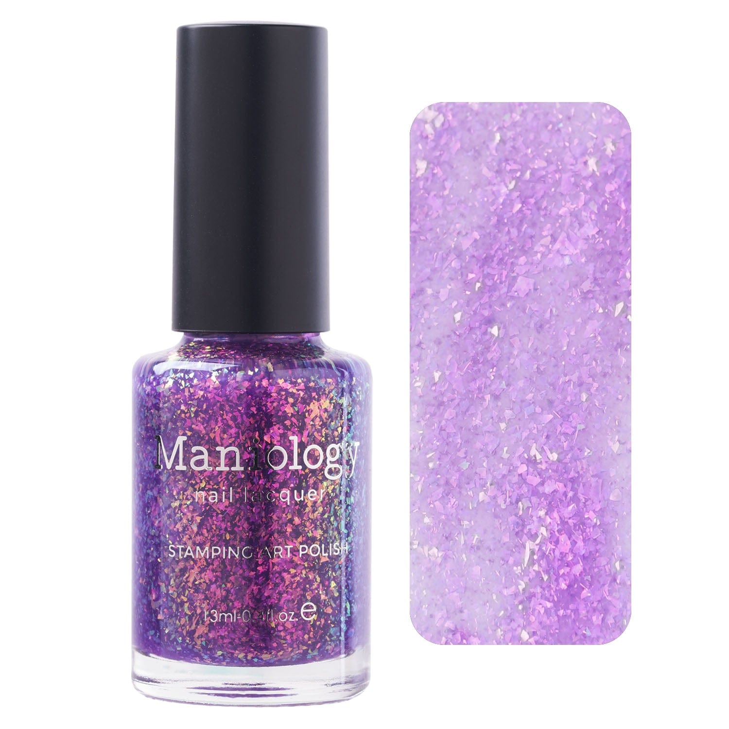 Metamorphosis (P160) - Sheer Purple with Gold Iridescent Flakies Nail ...