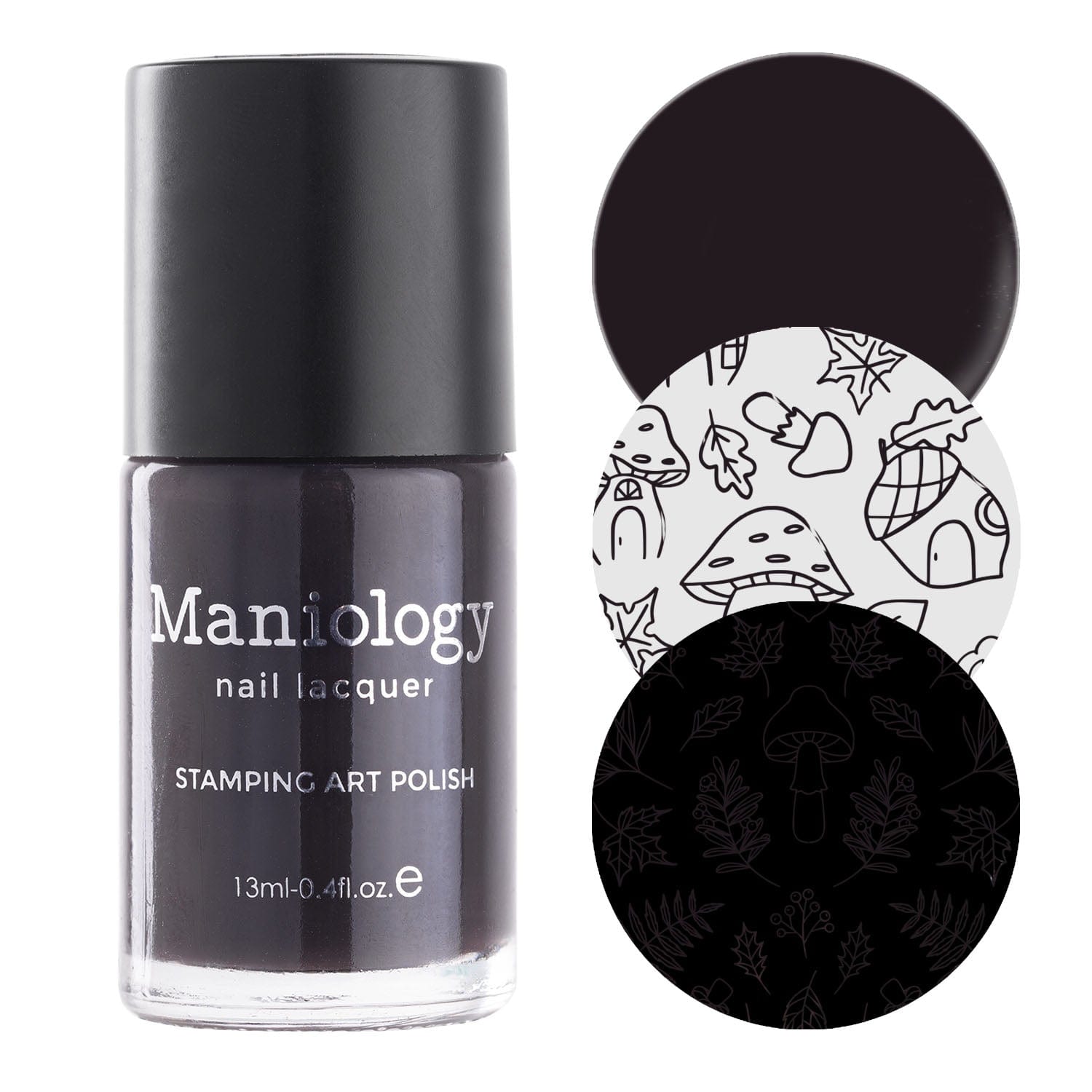 Acorn (B498) - Cream Dark Brown Stamping Polish – Maniology