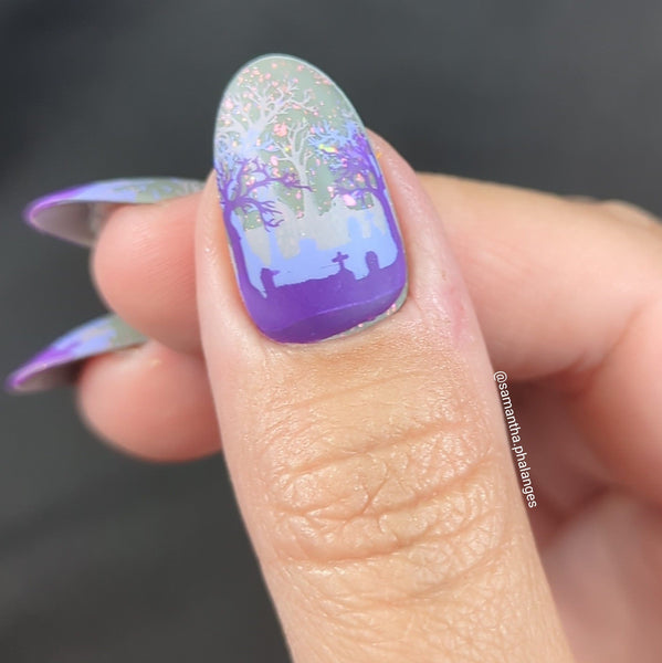 Mourning Mist (M516) - Nail Stamping Plate – Maniology