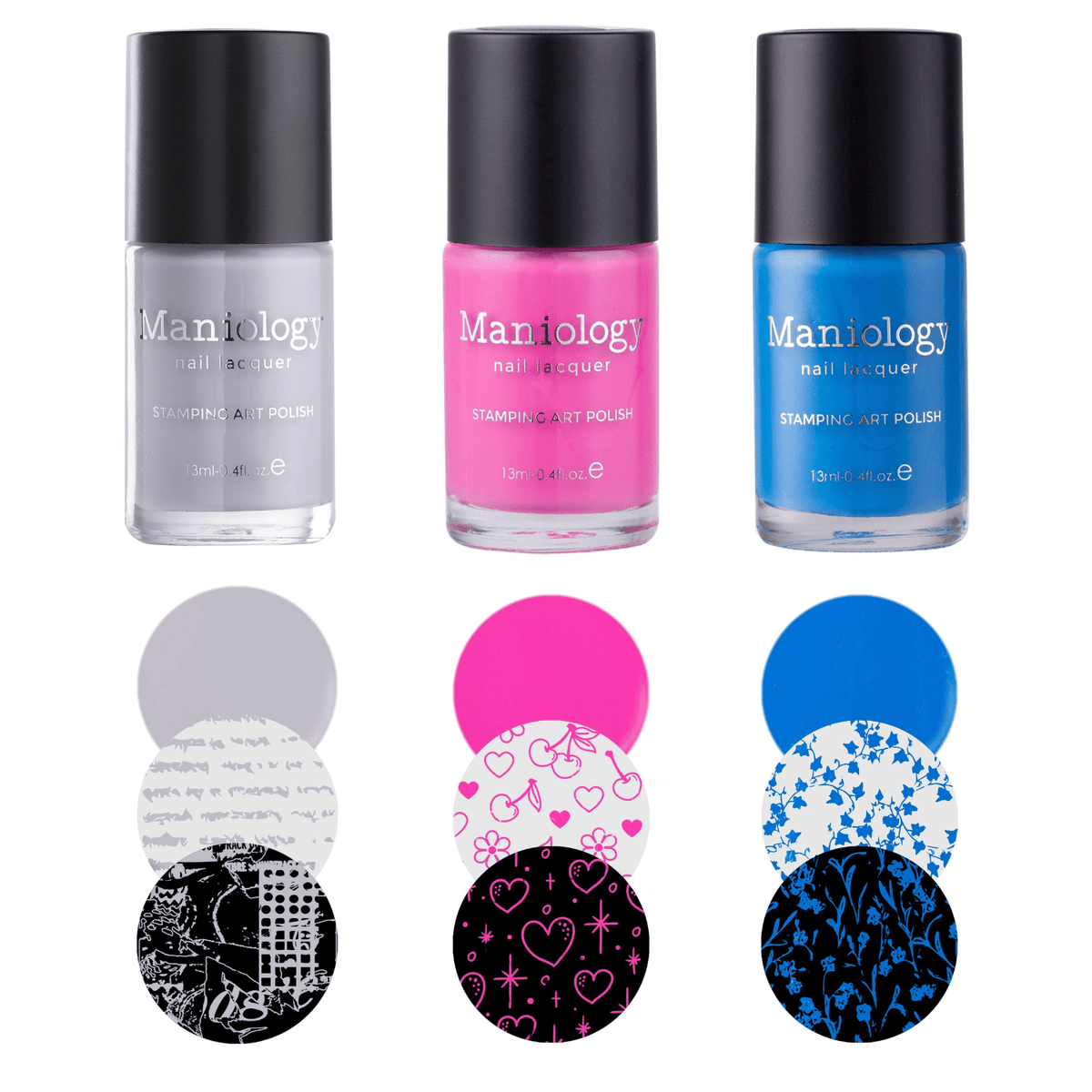Perfect Trio: 3 Piece Daydreams Stamping Polish Collection – Maniology