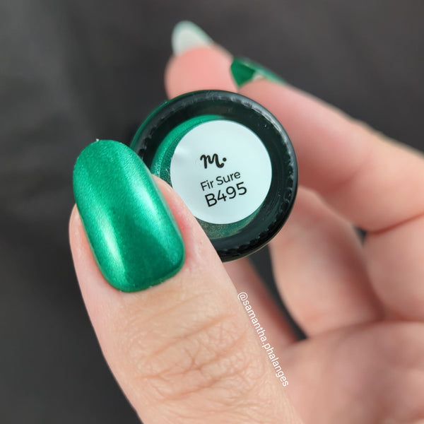 Sleigh Day: Fir Sure (B495) - Green Metallic Stamping Polish – Maniology