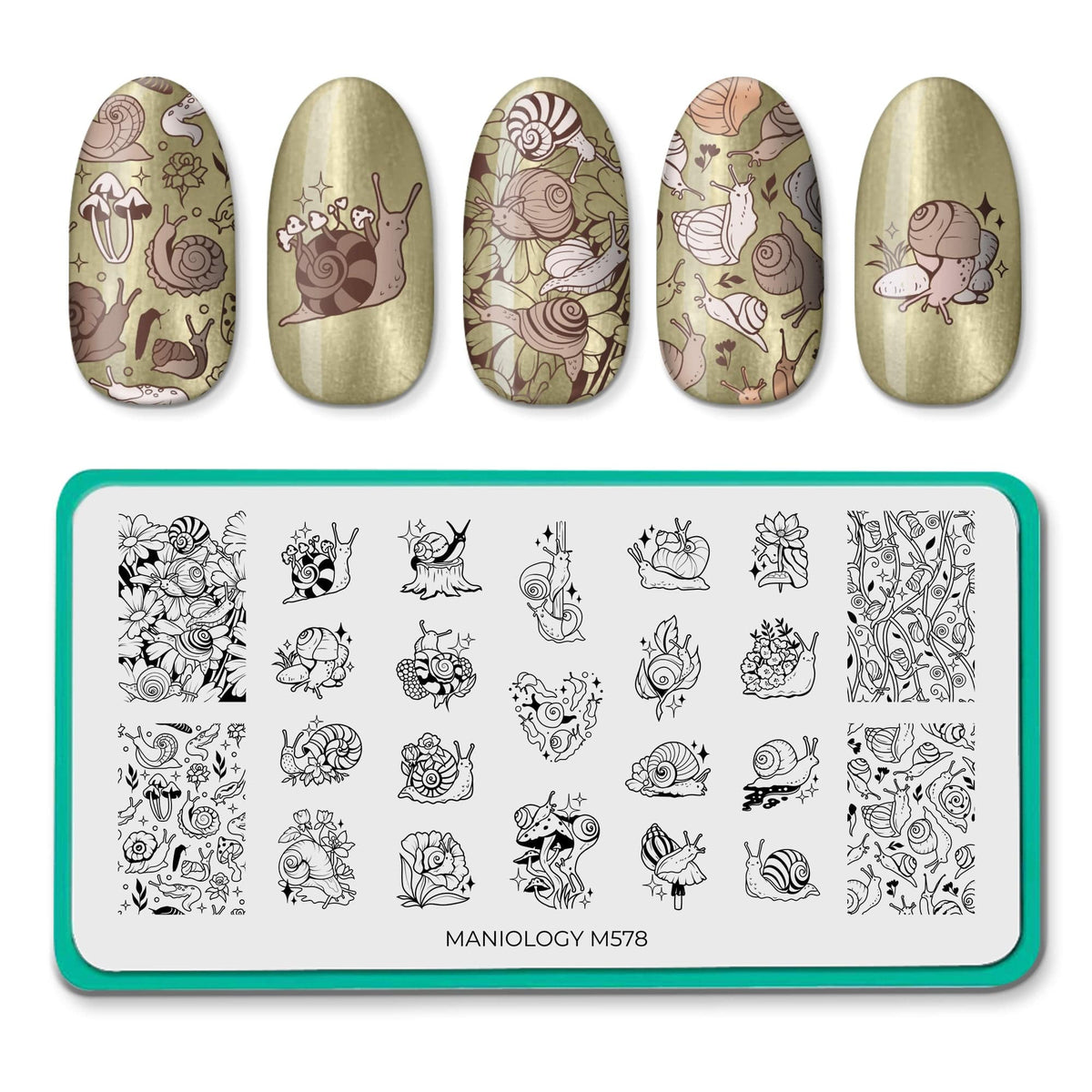 Slow & Steady (M578) - Nail Stamping Plate – Maniology