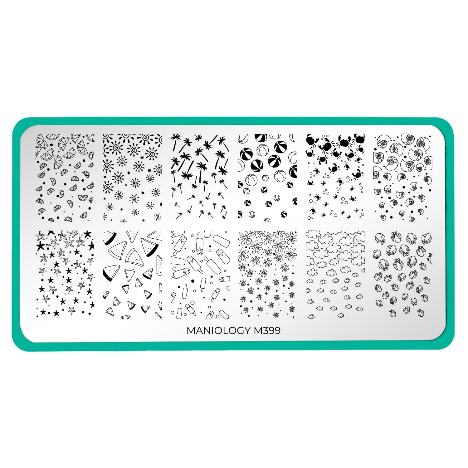 Summer Gradient (M399) - Nail Stamping Plate – Maniology
