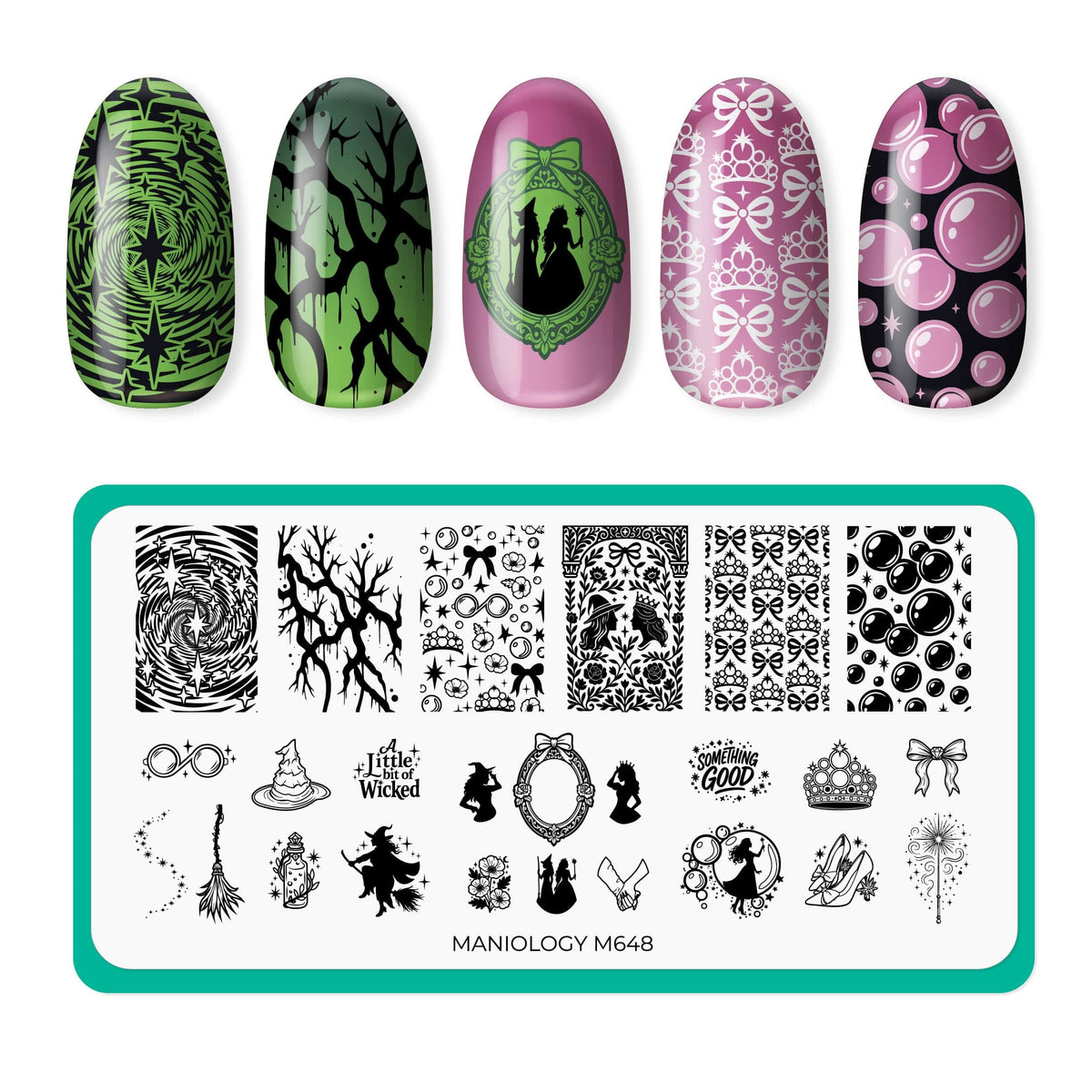 Wickedly Good (M648) - Nail Stamping Plate – Maniology