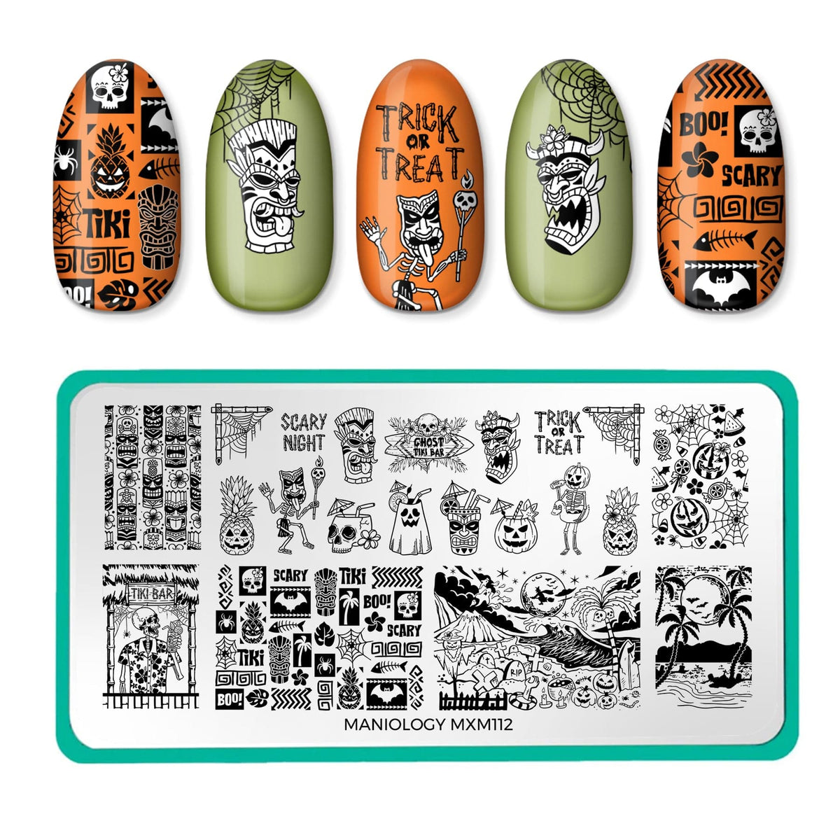Creepy Tiki: Tiki Terror (MXM112) - Nail Stamping Plate – Maniology