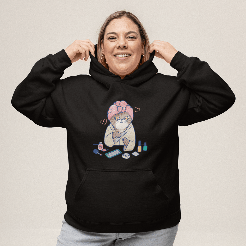 Spa Kitty - Heavy Blend Hoodie Sweatshirt – Maniology