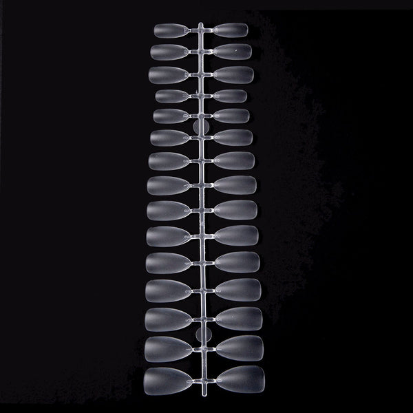 300pcs Full Cover Nail Tips for Extension in 15 Sizes - Medium Almond ...