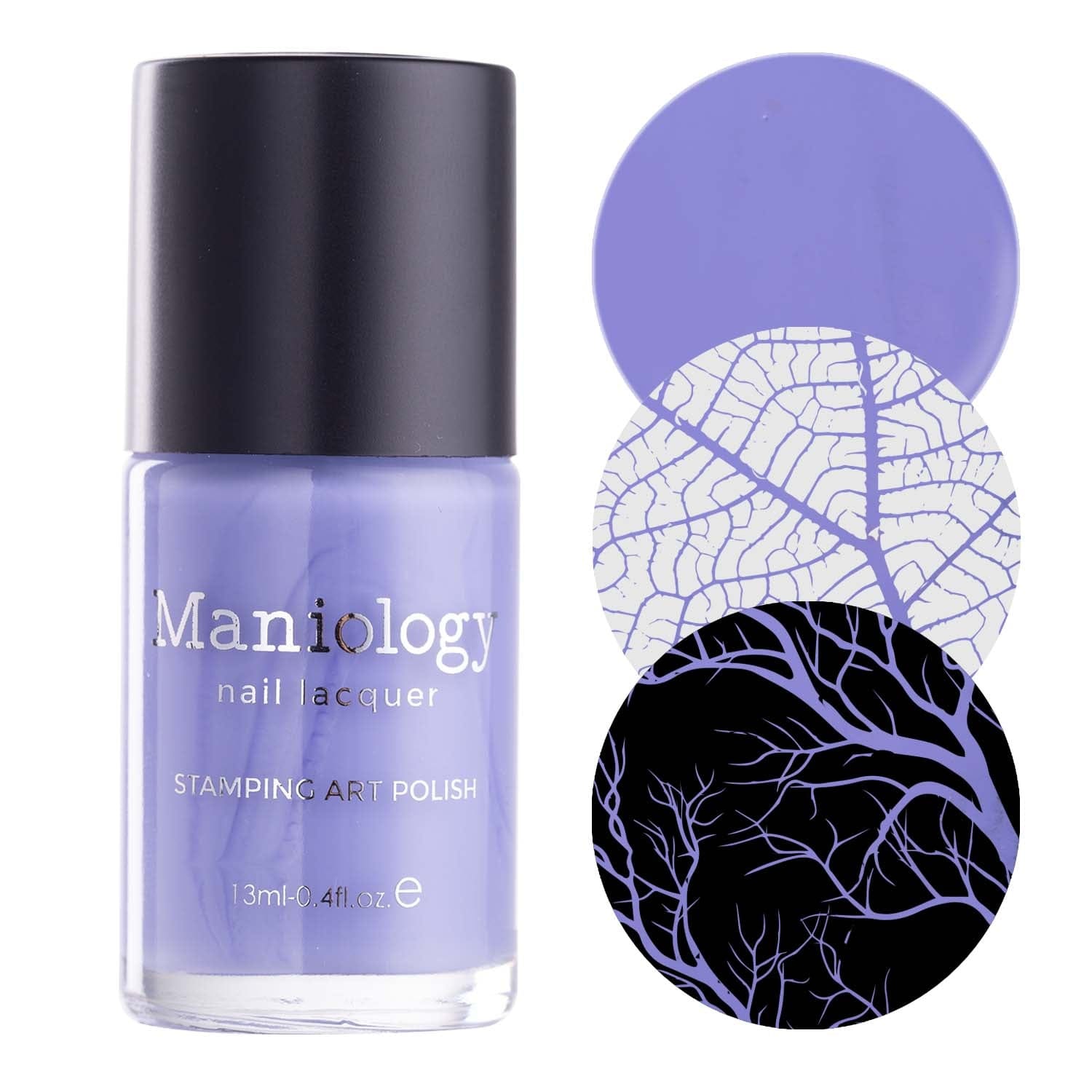 Beginnings: Flourish (B467) - Purple Cream Stamping Polish – Maniology