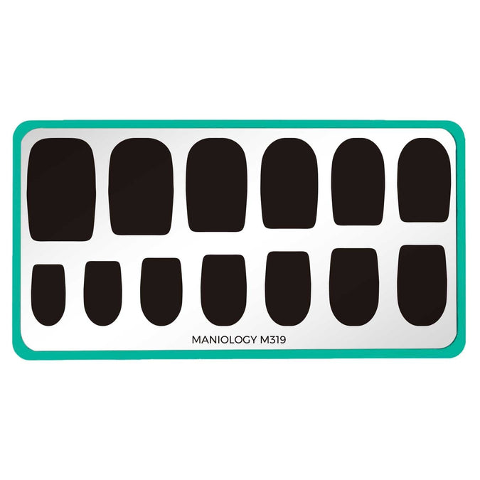 Color Block Nail Stamping Plate | Maniology