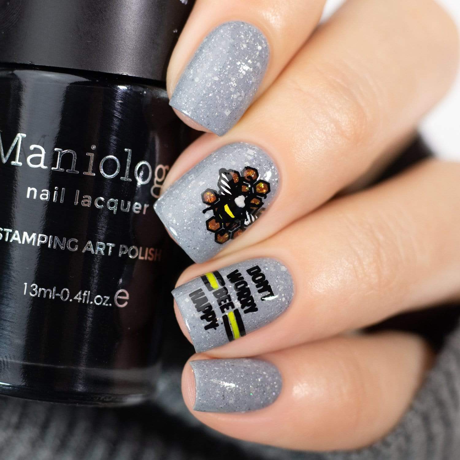 Bees CYO Design Contest 2019 Nail Stamping Plate | Maniology