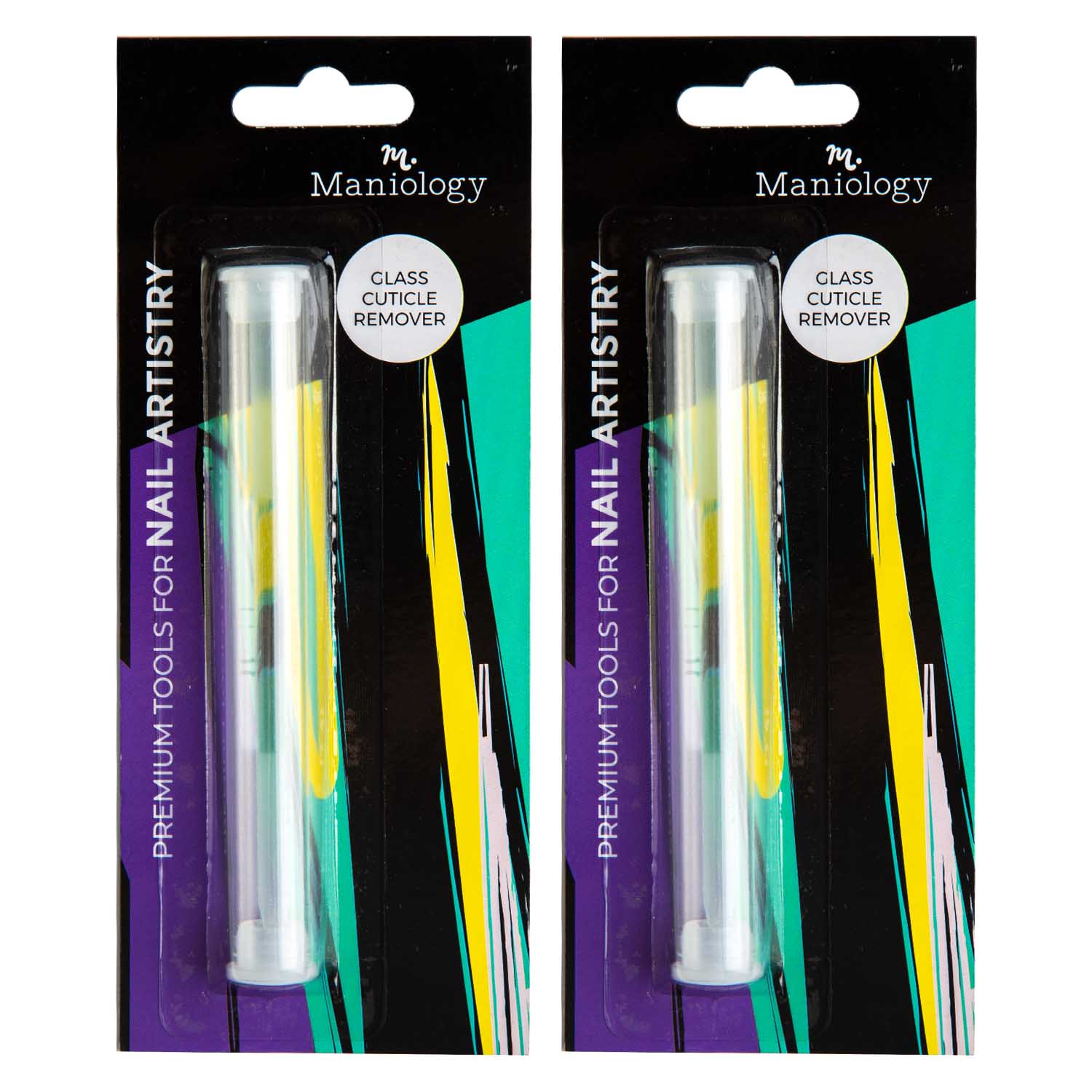 Glass Cuticle Pusher and Remover 2pc | Maniology