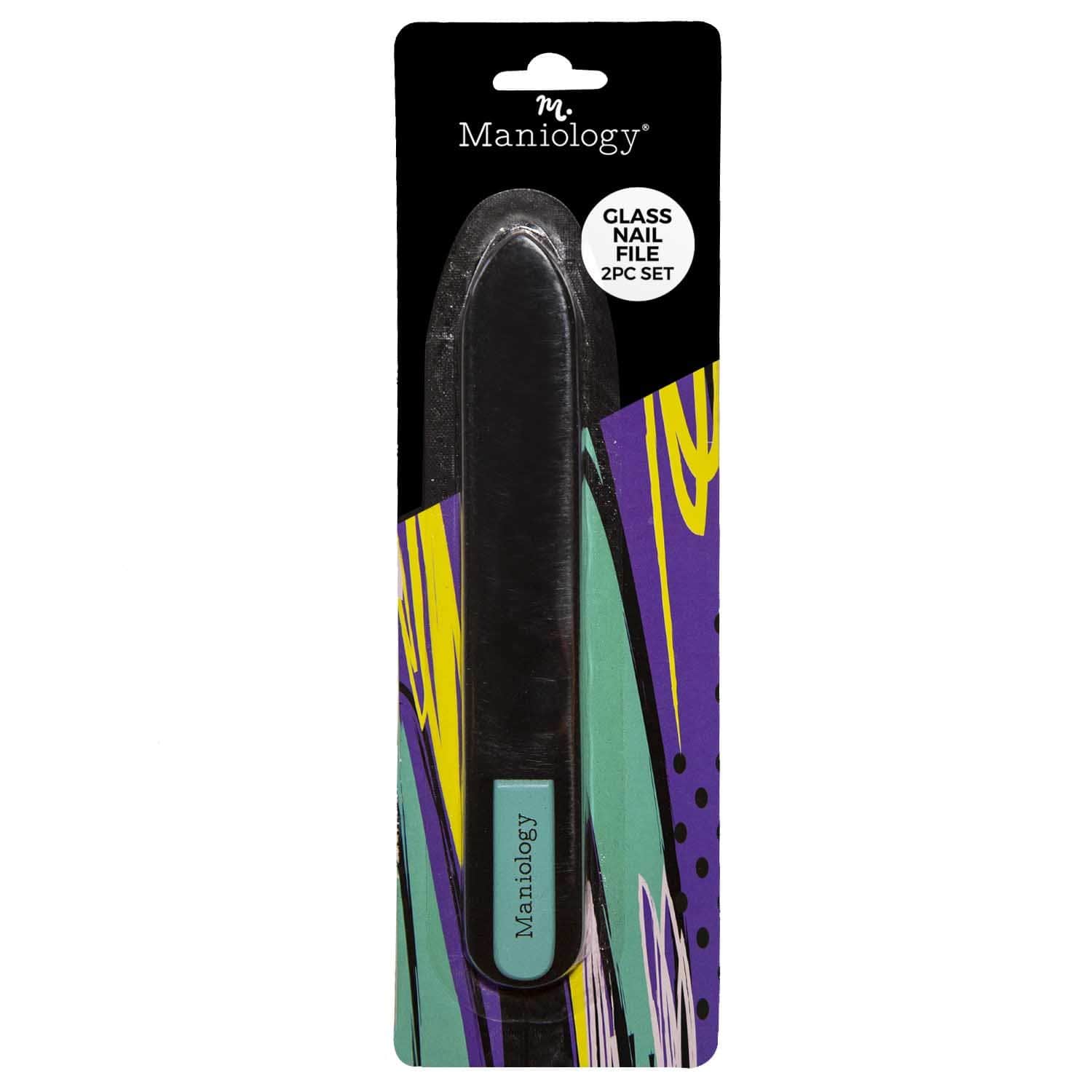 Glass Nail Files w/Protective Sleeves Set of 2 | Maniology