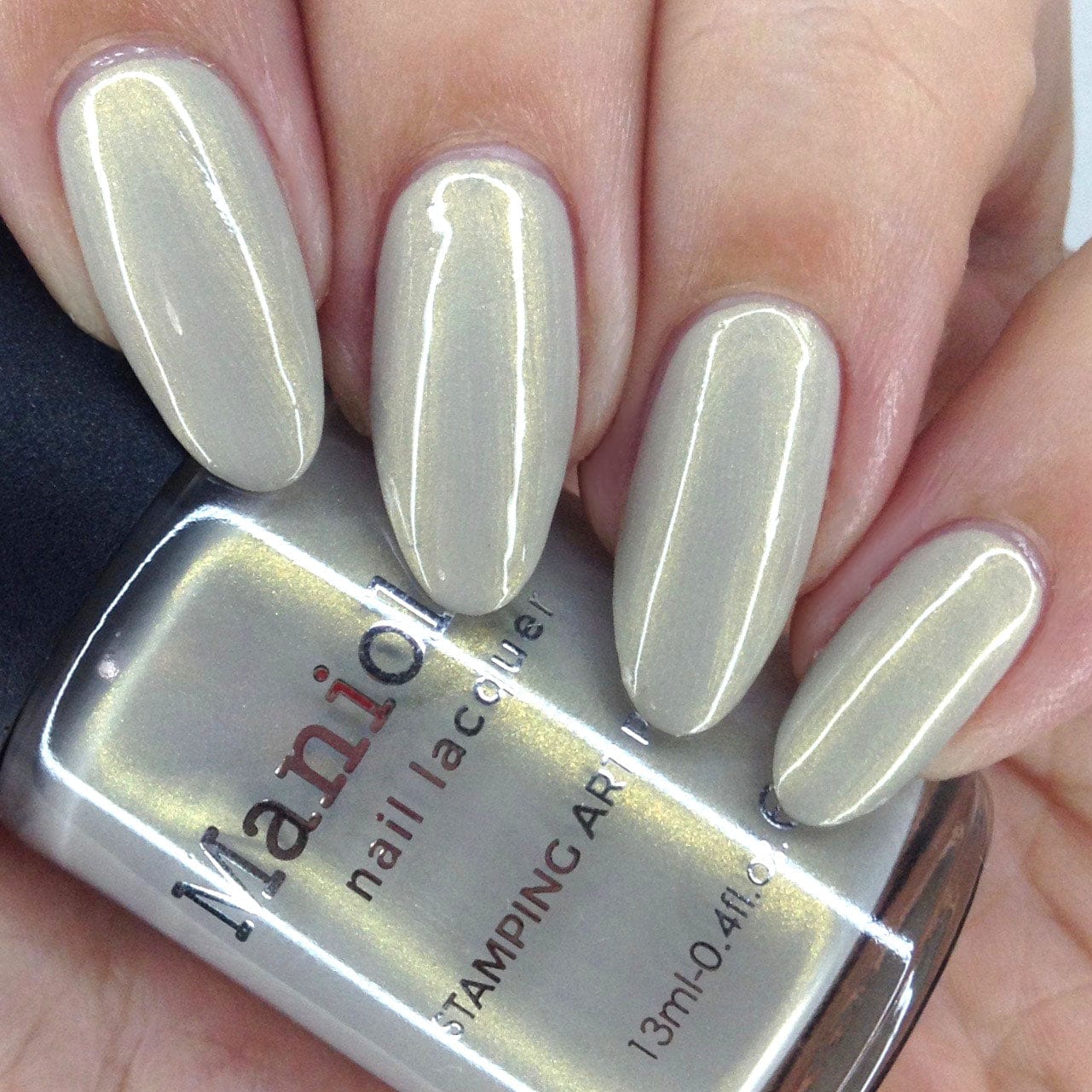 Renaissance (B420) - Pearly Metallic Gold Stamping Polish – Maniology