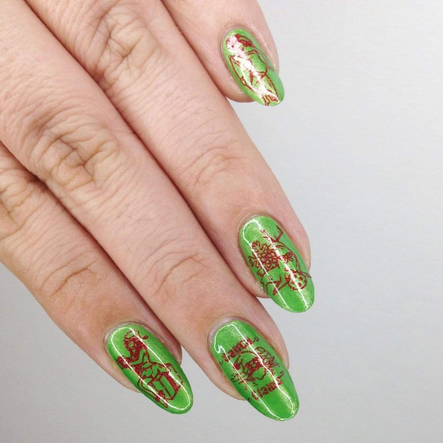 Tutu Mele Metallic Green Stamping Polish | Maniology