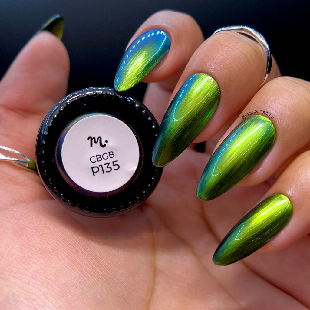CBGB Green Duochrome Nail Polish | Maniology