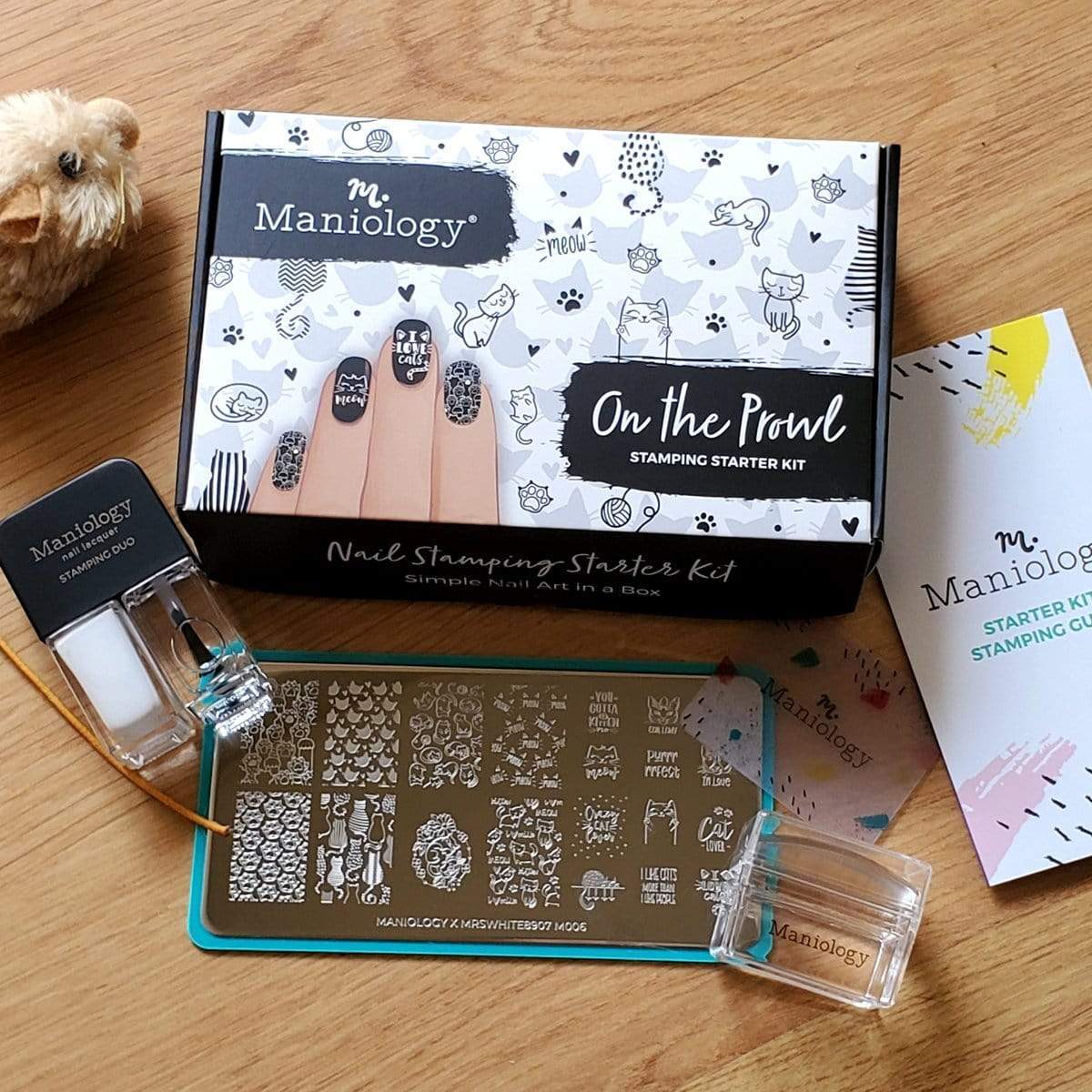 On the Prowl Cat-Themed Nail Stamping Starter Kit | Maniology