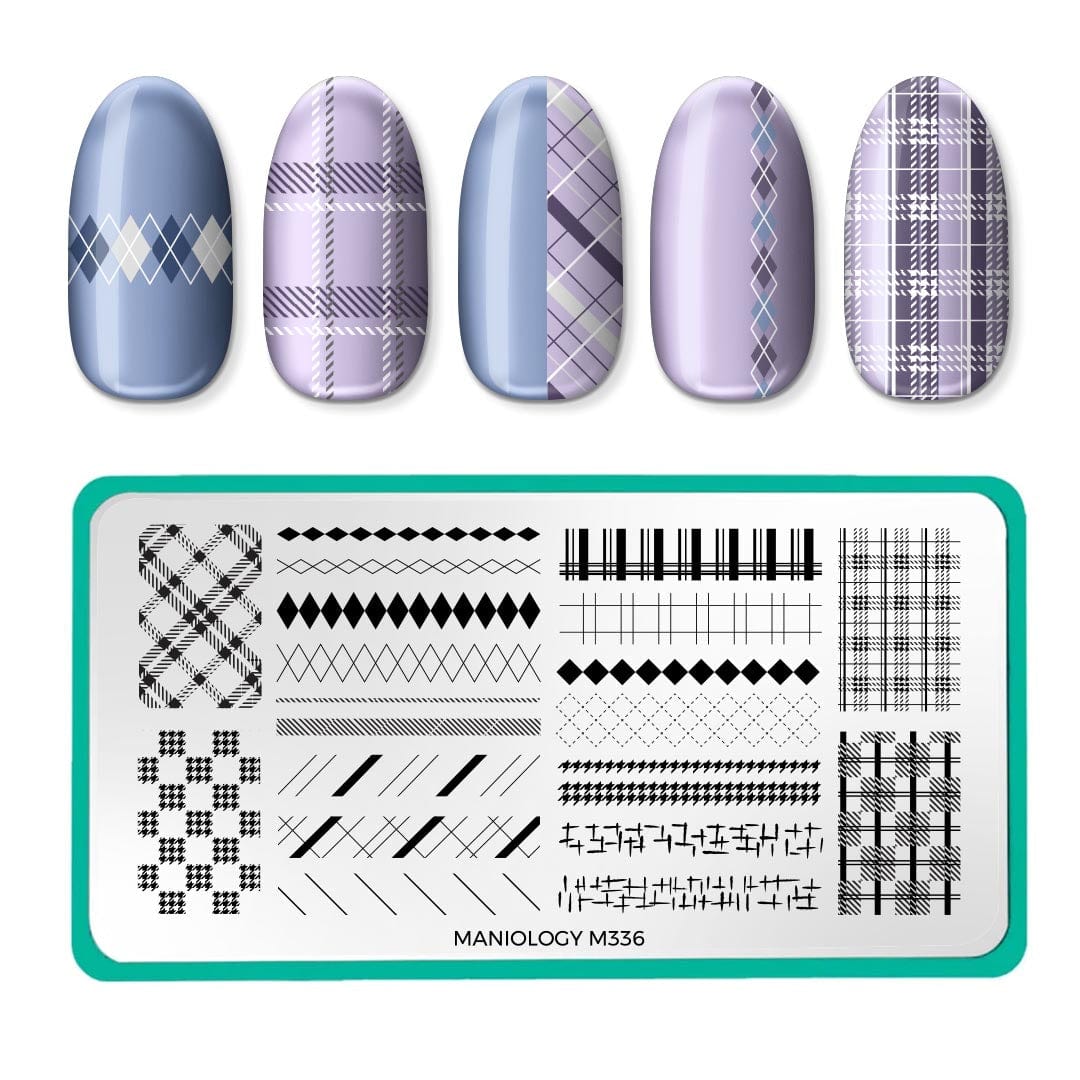Plaid Season Nail Stamping Plate | Maniology