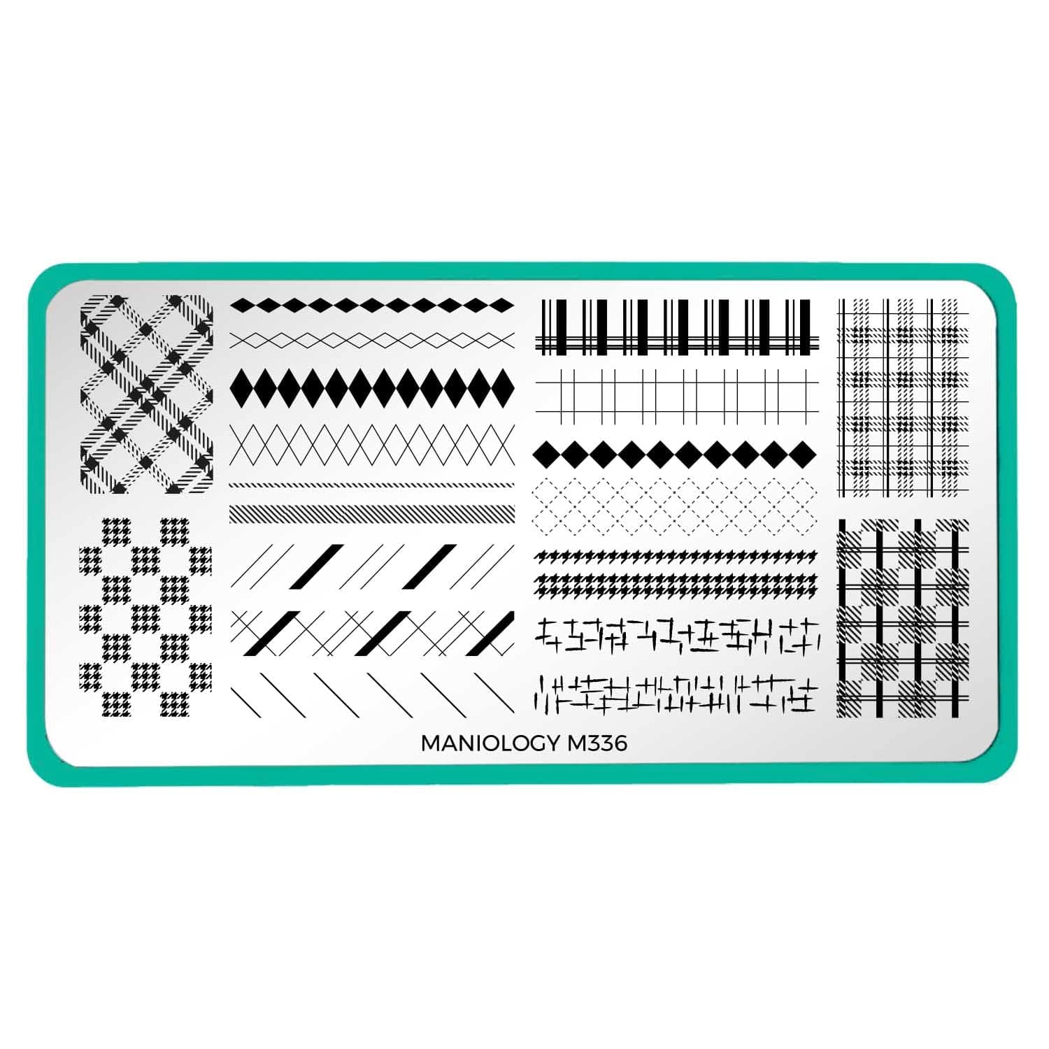 Plaid Season Nail Stamping Plate | Maniology