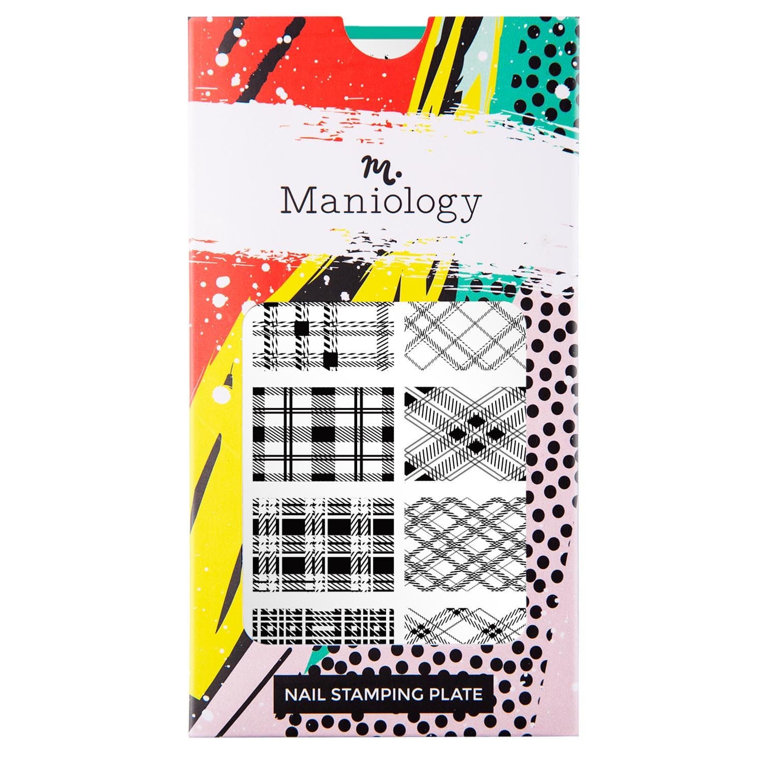 Plaid Perfection Nail Stamping Plate | Maniology