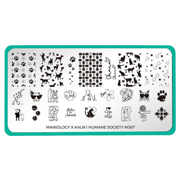 SFAC: Kaua'i Humane Society (M367) - Nail Stamping Plate – Maniology