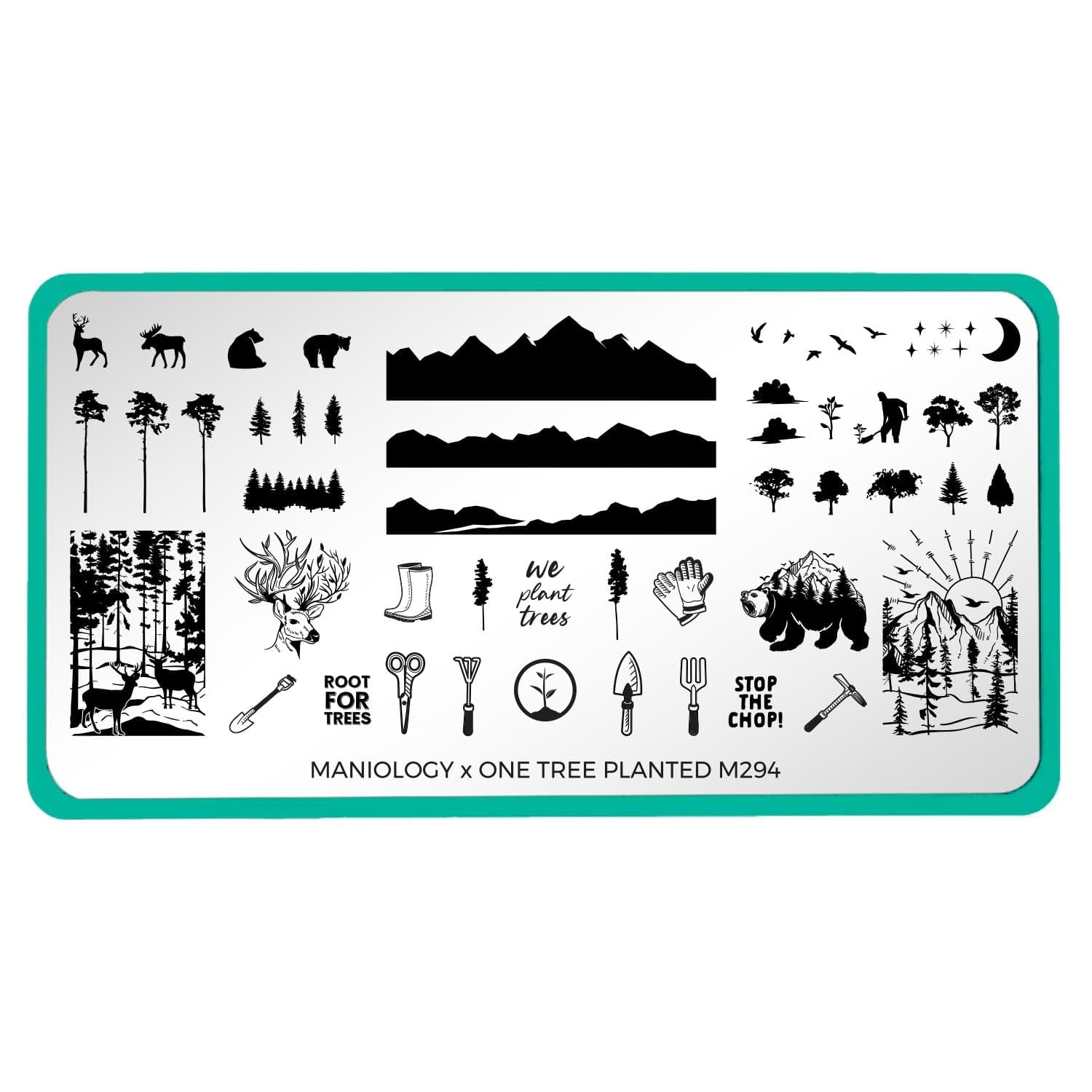 One Tree Planted SFAC Nail Stamping Plate | Maniology
