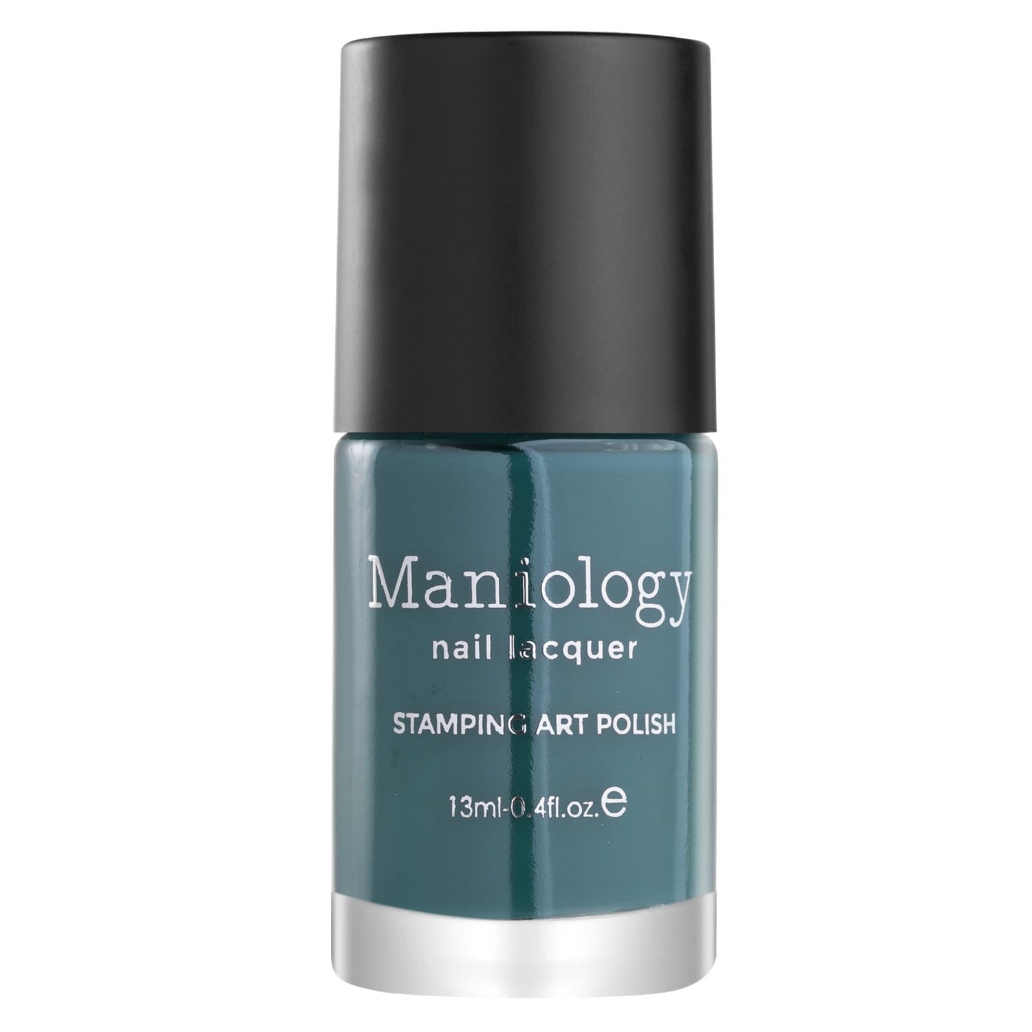 Harlequin Deep Teal Cream Nail Stamping Polish | Maniology