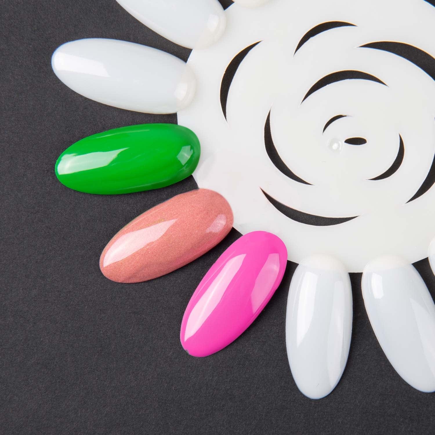 White Polish Swatch Wheels - Set of 10 – Maniology